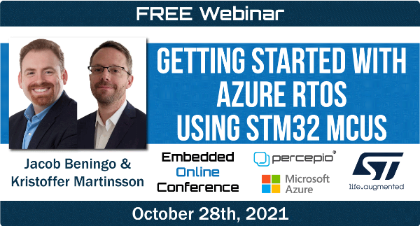 Webinar: Getting Started with Azure RTOS Using STM32 MCUs | Embedded Tools